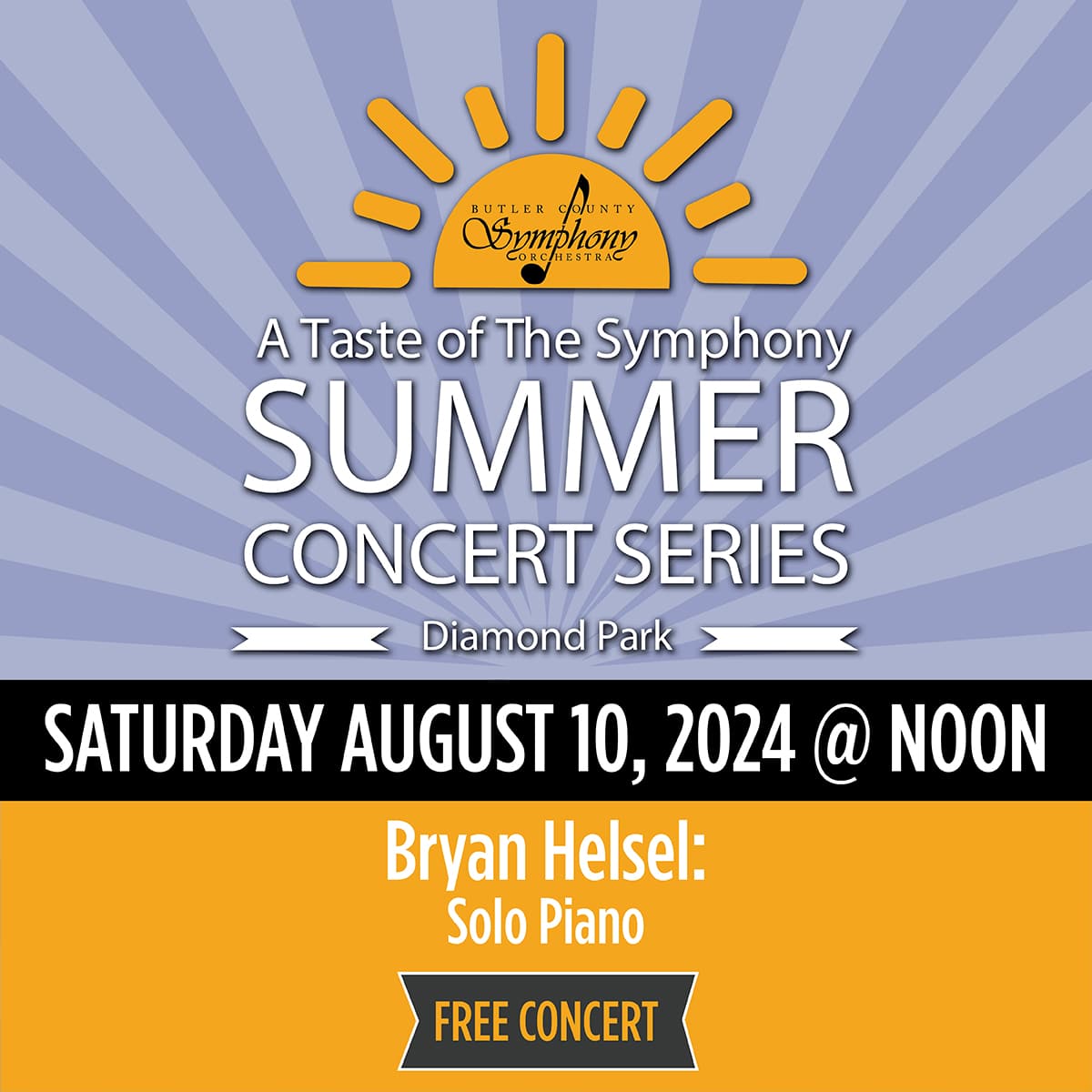Concerts & Tickets | Butler County Symphony Orchestra Association